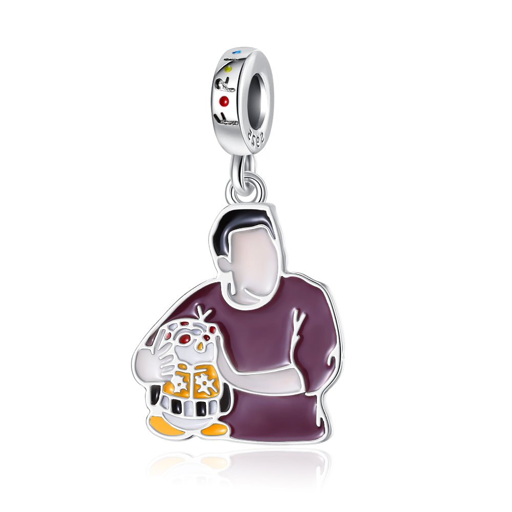 Friends TV Series Joey & Hugsy Penguin Dangle Charm